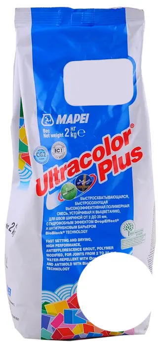 Фуга MAPEI Ultracolor Plus №100 (Белая) 2 кг